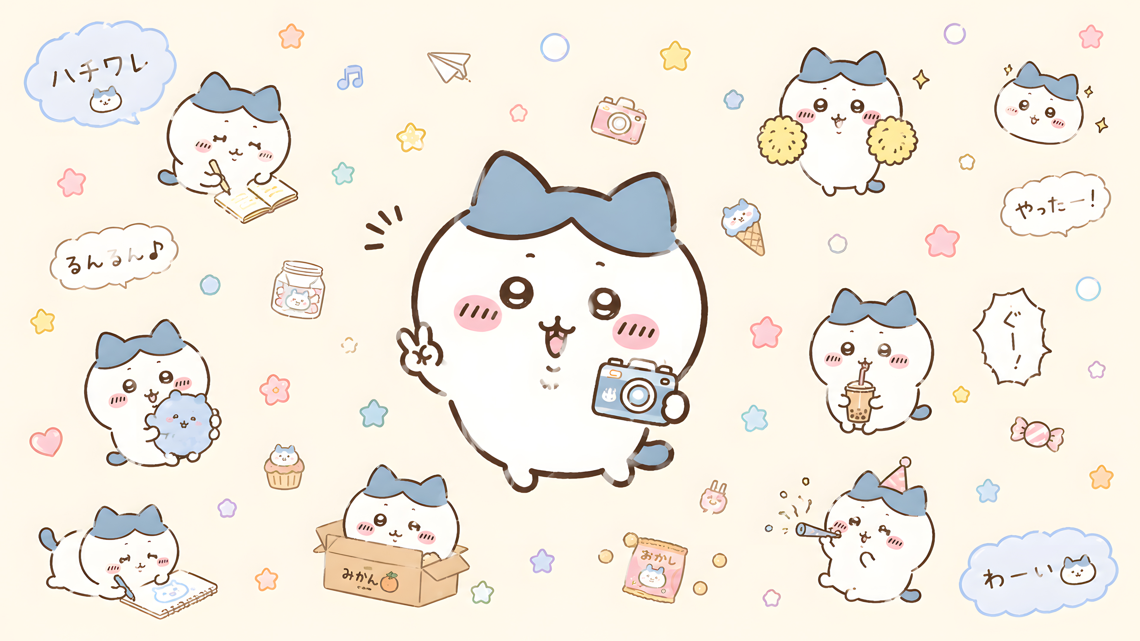Chiikawa Desktop/PC/Laptop Wallpaper Free Download - Page 5 - Chiikawa ...