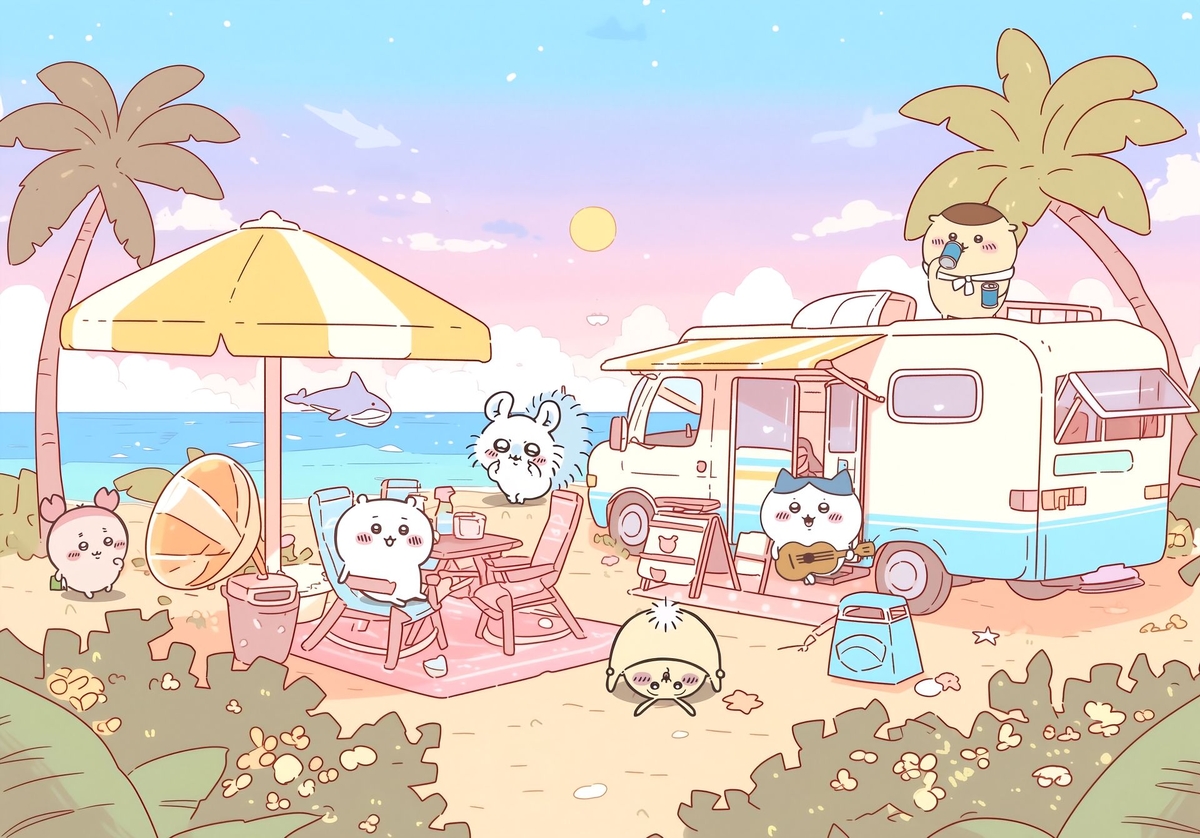 Usagi Wallpaper Desktop/PC/Laptop - Chiikawa Wallpaper