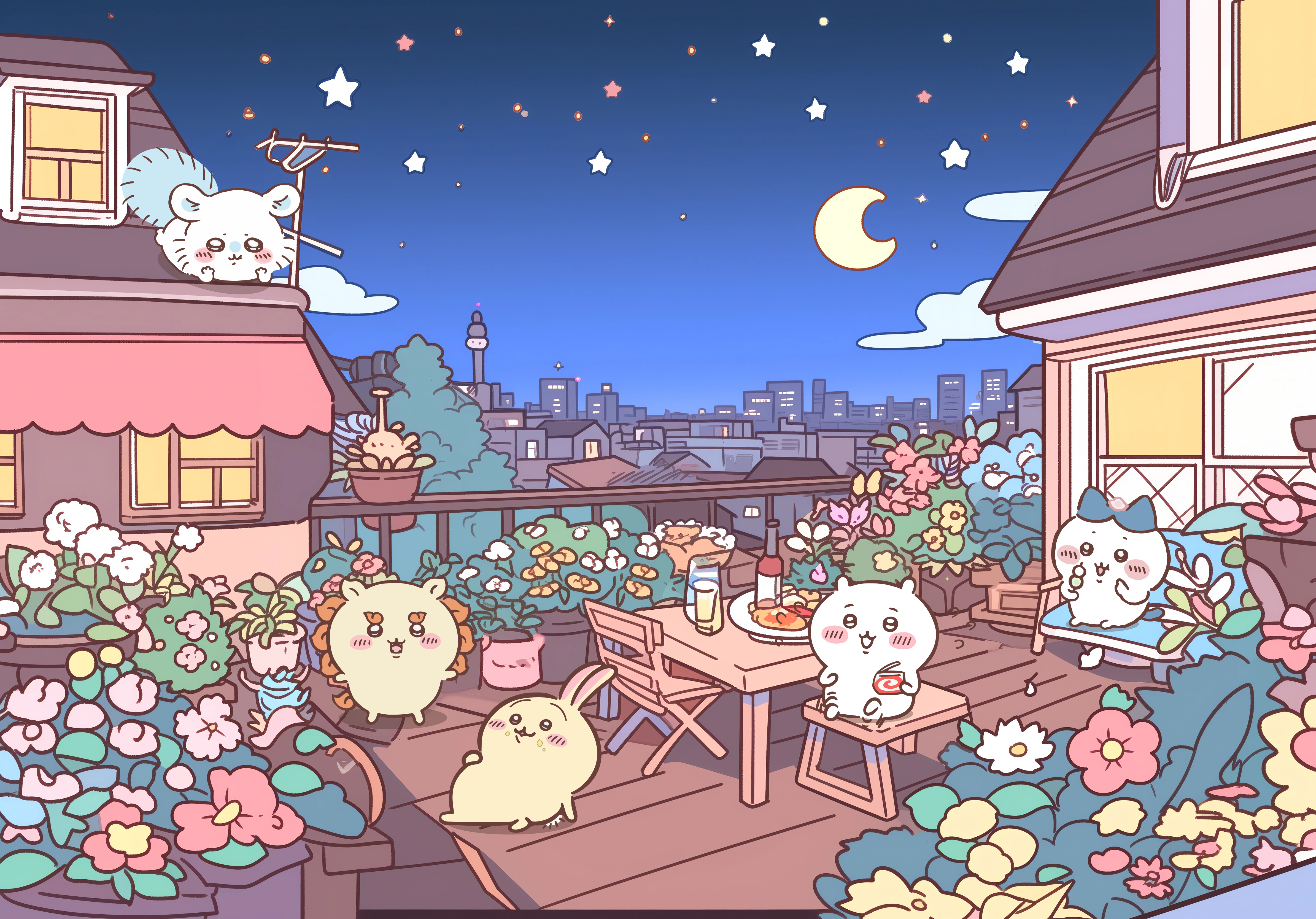 Chiikawa Desktop Wallpaper 4K Free Download - Chiikawa Wallpaper