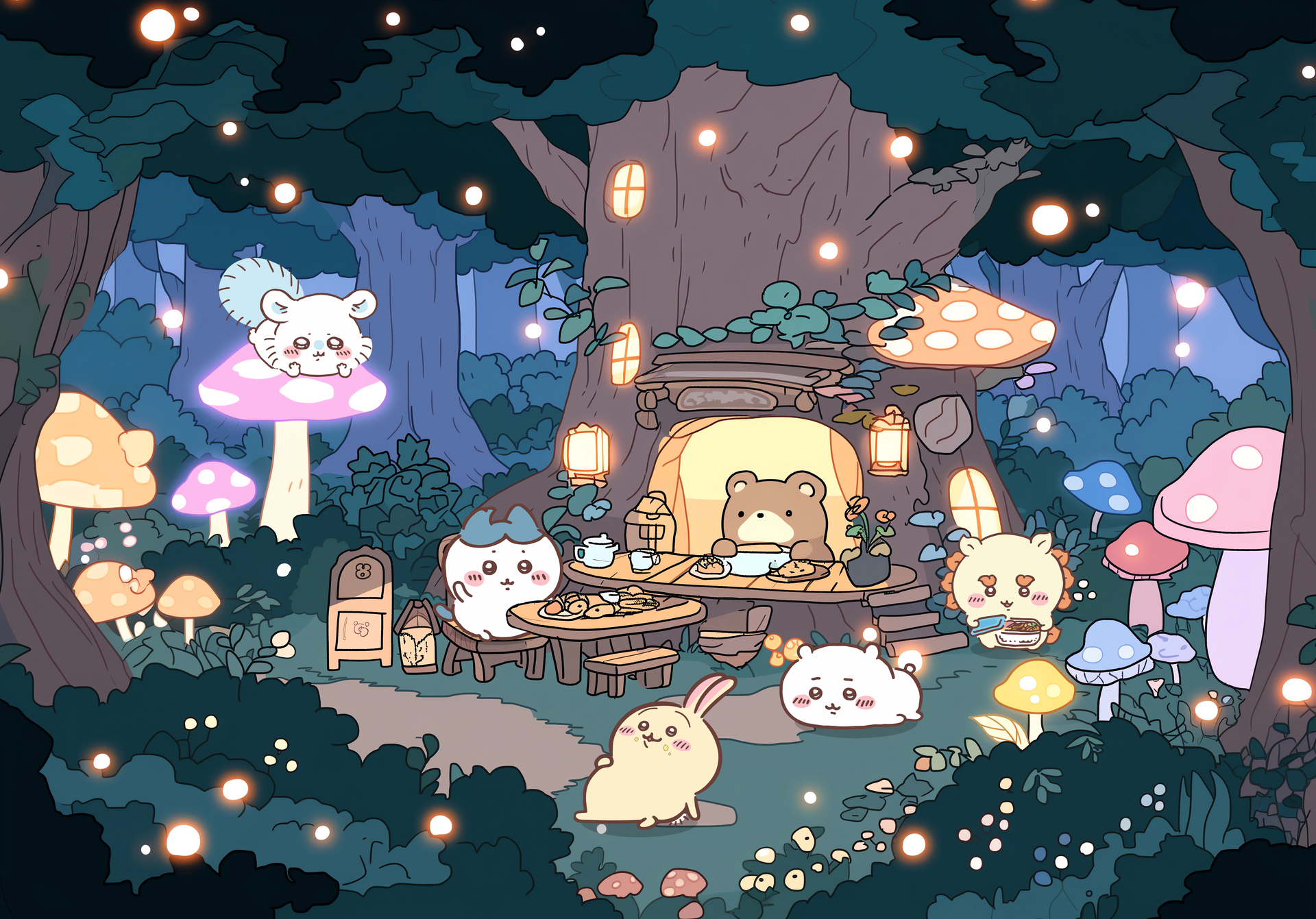 Chiikawa Desktop Wallpaper 4K Free Download - Chiikawa Wallpaper