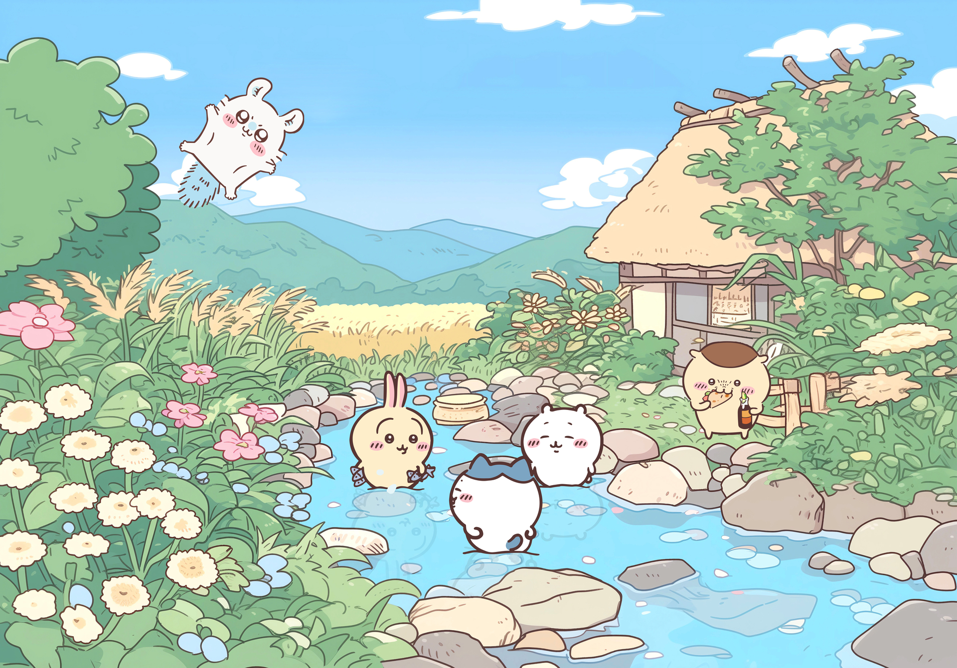 Chiikawa Desktop Wallpaper 4K Free Download - Chiikawa Wallpaper